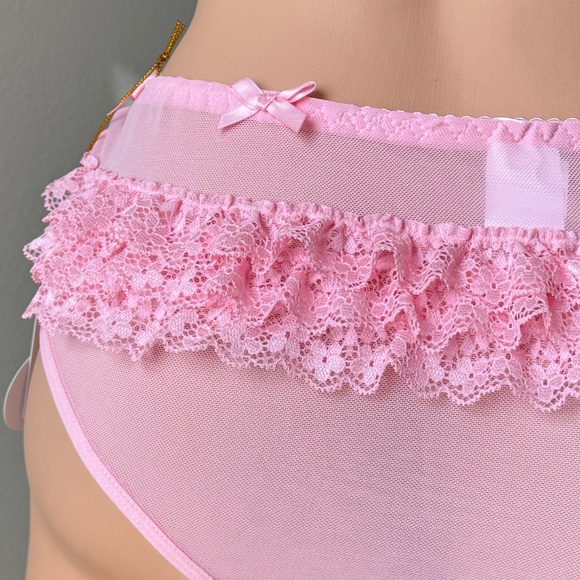 Intimates & Sleepwear | Pink Lace Ruffle Panties | Poshmark